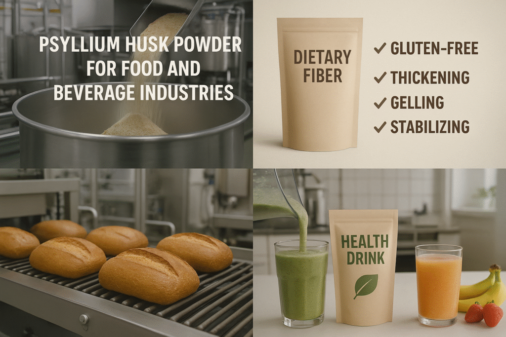 Psyllium Husk Powder in Food & Beverages – Benefits & Uses